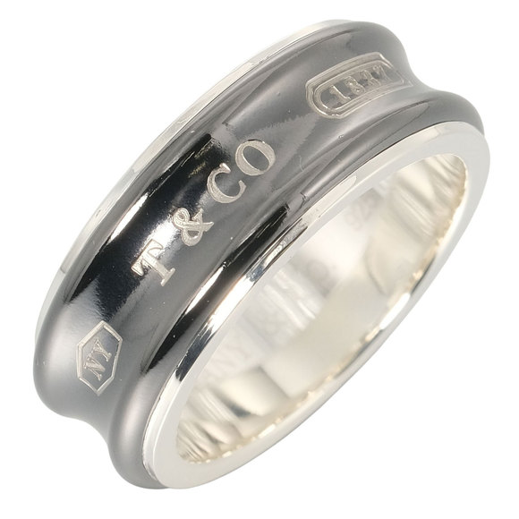 Tiffany & Co. | Jewelry | Tiffany 837 Silver 925 X Titanium No 18 Mens ...